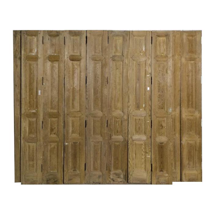 Contraventanas antiguas de madera recuperadas