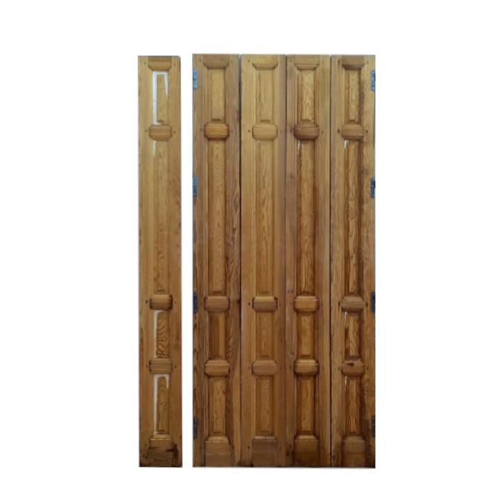 Contraventanas antiguas de madera recuperadas