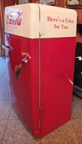 Neveras antiguas de Coca-Cola recuperadas